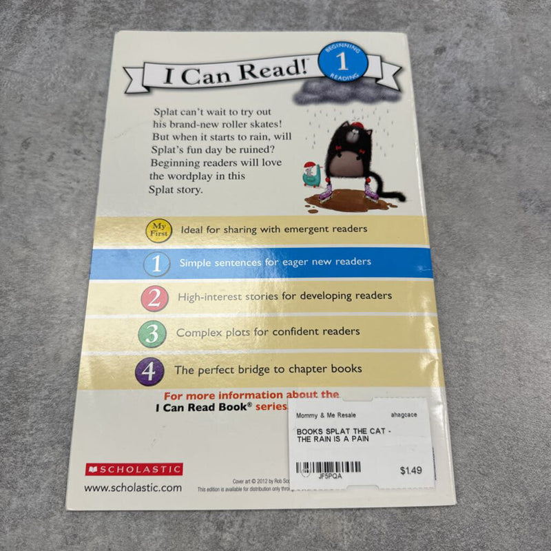 SPLAT THE CAT - THE RAIN IS A PAIN – Mommy & Me Resale